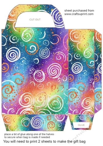 All about the rainbow gift bag 9 - CUP1226395_659 | Craftsuprint