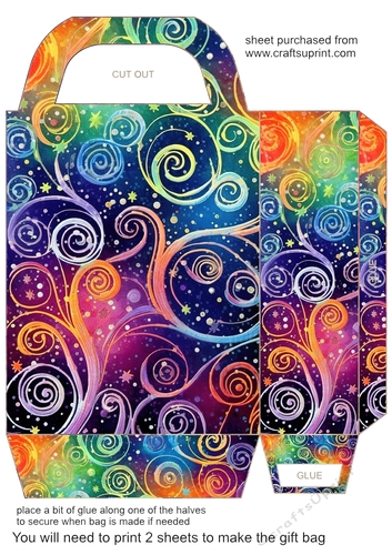 All about the rainbow gift bag 10 - CUP1226396_659 | Craftsuprint
