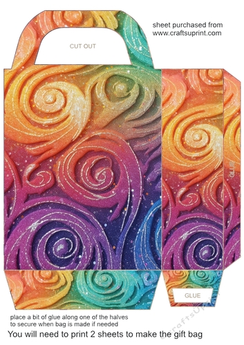All about the rainbow gift bag 11 - CUP1226397_659 | Craftsuprint