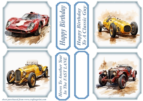 4 Car toppers with sentiments 4 - CUP1230074_659 | Craftsuprint