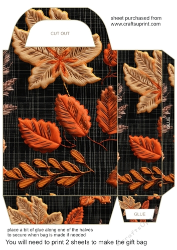 Cosy Autumn gift bag 14 - CUP1230078_659 | Craftsuprint