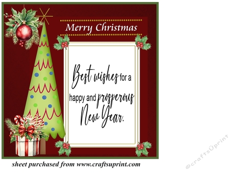 Merry Christmas insert 1 - CUP1230769_659 | Craftsuprint