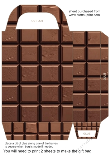 All about the chocolate gift bag 1 - CUP1287231_659 | Craftsuprint