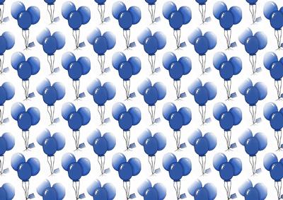 Blue Graduation Balloons Backing Sheet - CUP213571_659 | Craftsuprint