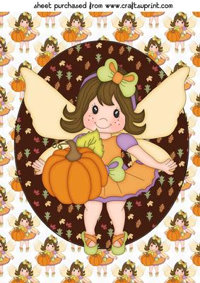 Thanksgiving Fairy Topper 1 - CUP363664_659 | Craftsuprint