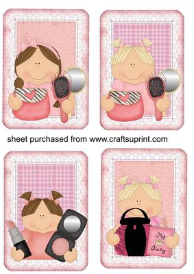 4 Birthday Girl Toppers 3 - CUP385939_659 | Craftsuprint