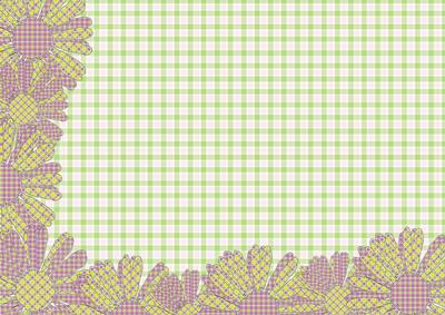 Green Daisy Backing Sheet 2 - CUP390266_659 | Craftsuprint