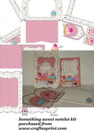 Something Sweet Notelet Kit - CUP390479_659 | Craftsuprint