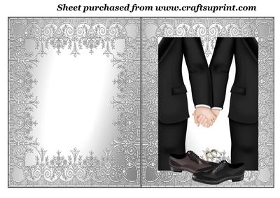 Male Civil Wedding Card - CUP392085_659 | Craftsuprint