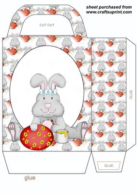 Easter Bunny Gift Bag 4 - CUP405567_659 | Craftsuprint