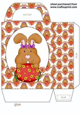 Easter Bunny Gift Bag 5 - CUP405568_659 | Craftsuprint