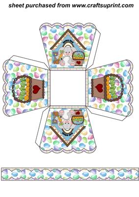 Easter Bunny Likes Carrots Too Basket 2 - CUP407417_659 | Craftsuprint