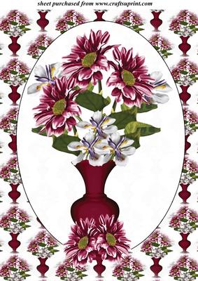 Flower Vase Topper 1 - CUP436746_659 | Craftsuprint