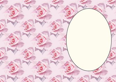 Pink Rose Insert 2 - CUP563010_659 | Craftsuprint