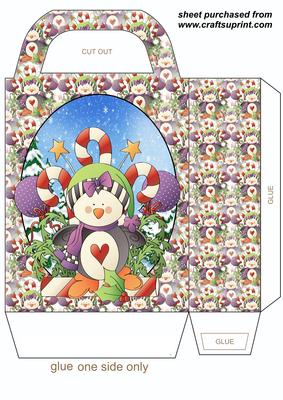 Penguin Treats Gift Bag - CUP580002_659 | Craftsuprint