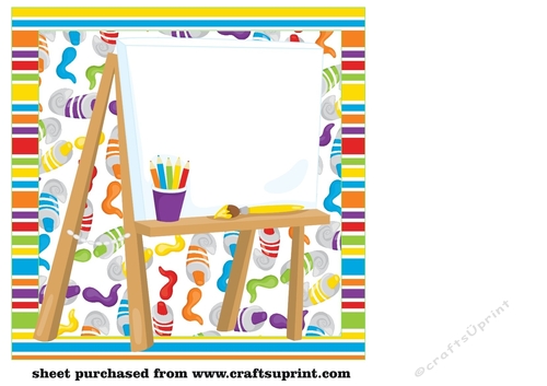 Artist themed insert 2 - CUP950265_659 | Craftsuprint
