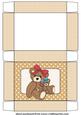 Cute Teddy Gift Box 3 - CUP381379_659 | Craftsuprint