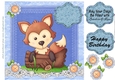 Cute fox card front 4 - CUP769688_659 | Craftsuprint