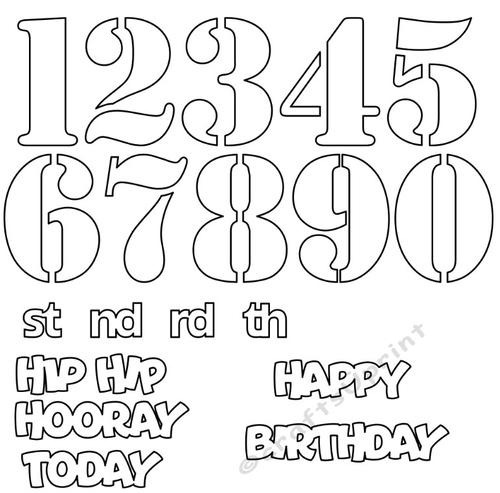 Cut in Number Kit - CUP1108533_81178 | Craftsuprint