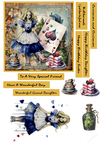 Dear Alice - CUP1228086_81178 | Craftsuprint