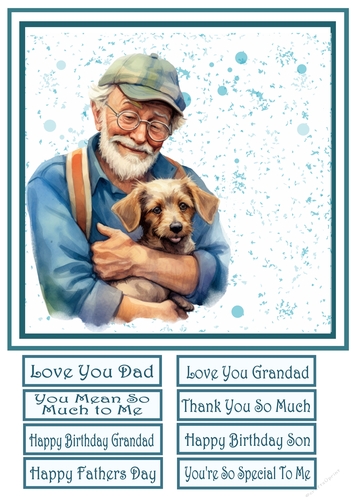 Grandad & His Dog 5 - CUP1241249_81178 | Craftsuprint