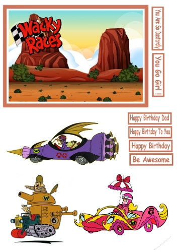 The Wacky Racers - CUP1380257_81178 | Craftsuprint