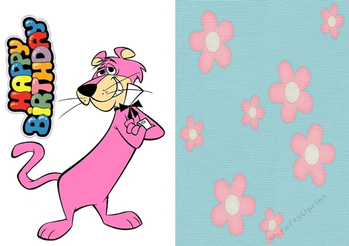 Snagglepuss A5 Card - CUP789149_81178 | Craftsuprint