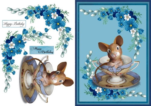Tea Cup Mouse - CUP851515_81178 | Craftsuprint