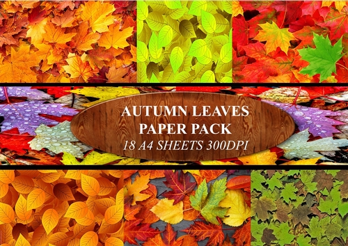Autumn Leaves Paper Pack - CUP909051_81178 | Craftsuprint