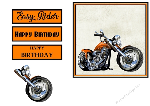Easy Rider Birthday - CUP938641_81178 | Craftsuprint