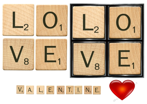 Scrabble valentine - CUP943736_81178 | Craftsuprint