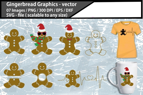 gingerbread svg graphics - CUP1000082_83612 | Craftsuprint
