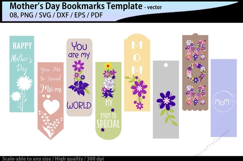 Mothers day bookmarks - CUP1155191_83612 | Craftsuprint