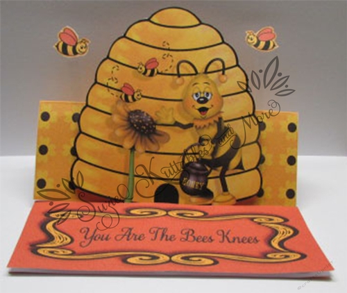 Busy Bee Easel Card 1 - CUP717125_48460 | Craftsuprint