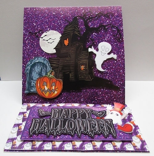 Halloween Easel Card 1 - CUP737782_48460 | Craftsuprint