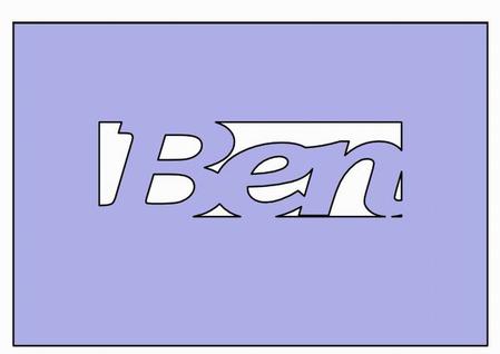 Ben Name Card - CUP700769_648 | Craftsuprint