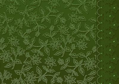 Deep Green Floral Lace with Lace and Pearls Border - CUP167357_422 ...