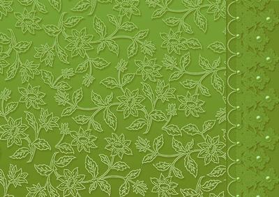 Leaf Green Floral Lace with Lace and Pearls Border - CUP167365_422 ...