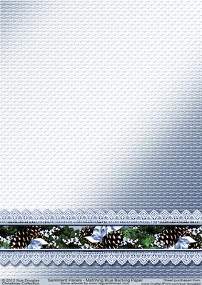 Matching Backing Paper for Christmas Sentiments Blue - CUP359497_422 ...