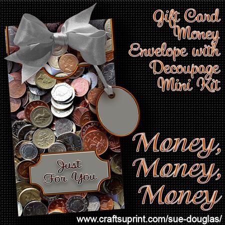 Money, Money, Money Gift Card Money Envelope Mini Kit - CUP487626_422 ...