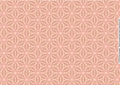 Dried Peach Roses Bouquet Backing Paper 2 - CUP63061_422 | Craftsuprint