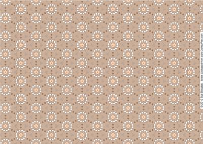 Peach Bouquet Backing Paper-1 - CUP70491_422 | Craftsuprint