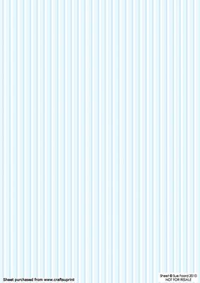 Blue Striped Backing Paper - CUP70310_30 | Craftsuprint