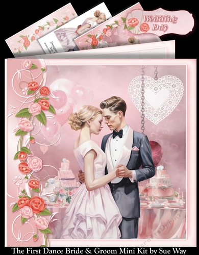 The First Dance Bride & Groom Mini Kit - CUP1223600_38 | Craftsuprint