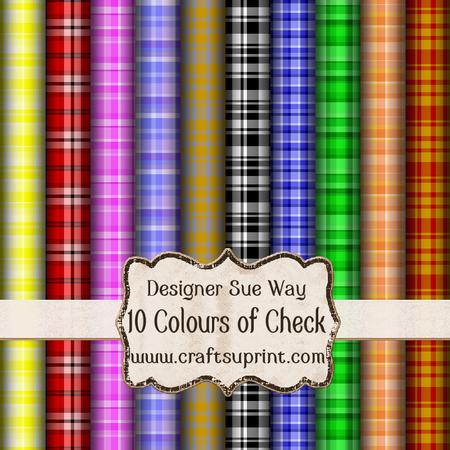 Colourful Checks Backing Paper - CUP315500_38 | Craftsuprint