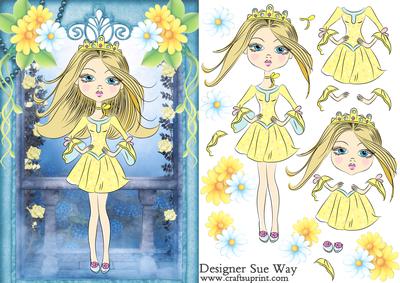 Teen Fashionista! I Am a Princess Decoupage - CUP597197_38 | Craftsuprint