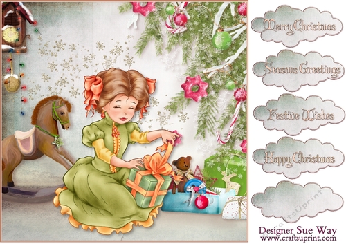 Christmas Morning Surprise 8 Card Front & Tags - CUP754166_38 ...