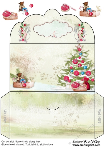 Christmas Morning Money Wallet - CUP841176_38 | Craftsuprint