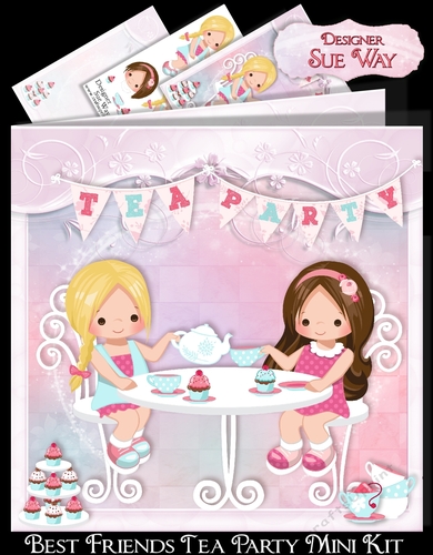 Best Friends Tea Party Mini Kit - CUP885729_38 | Craftsuprint