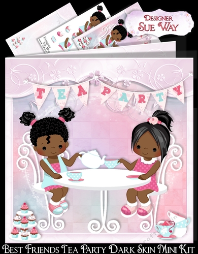 Best Friends Tea Party Ethnic Mini Kit - CUP887288_38 | Craftsuprint